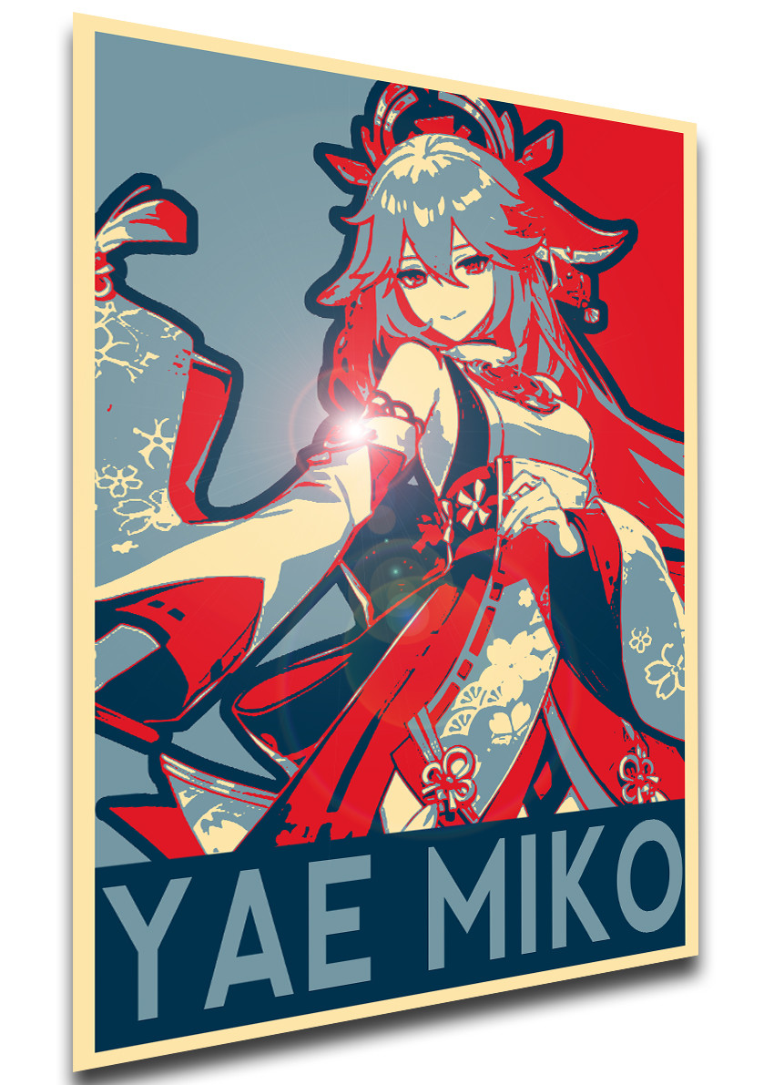 Poster Propaganda - Genshin Impact - Yae Miko SA1015 - Propaganda World