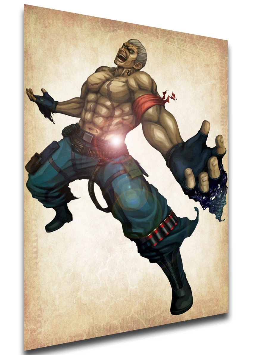 Poster Wanted - Street Fighter x Tekken - Brian Fury - LL1916 ...
