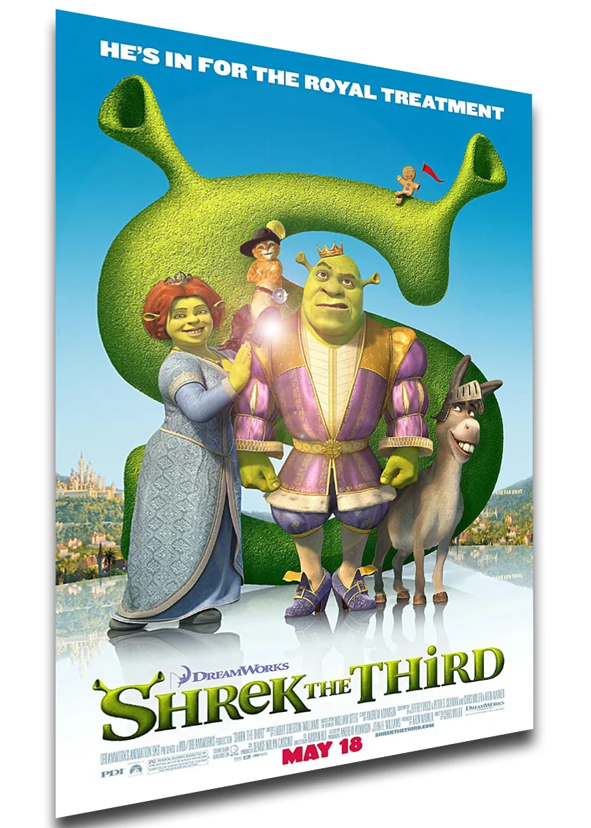 Poster Locandina - Shrek The Third (2007) - Propaganda World