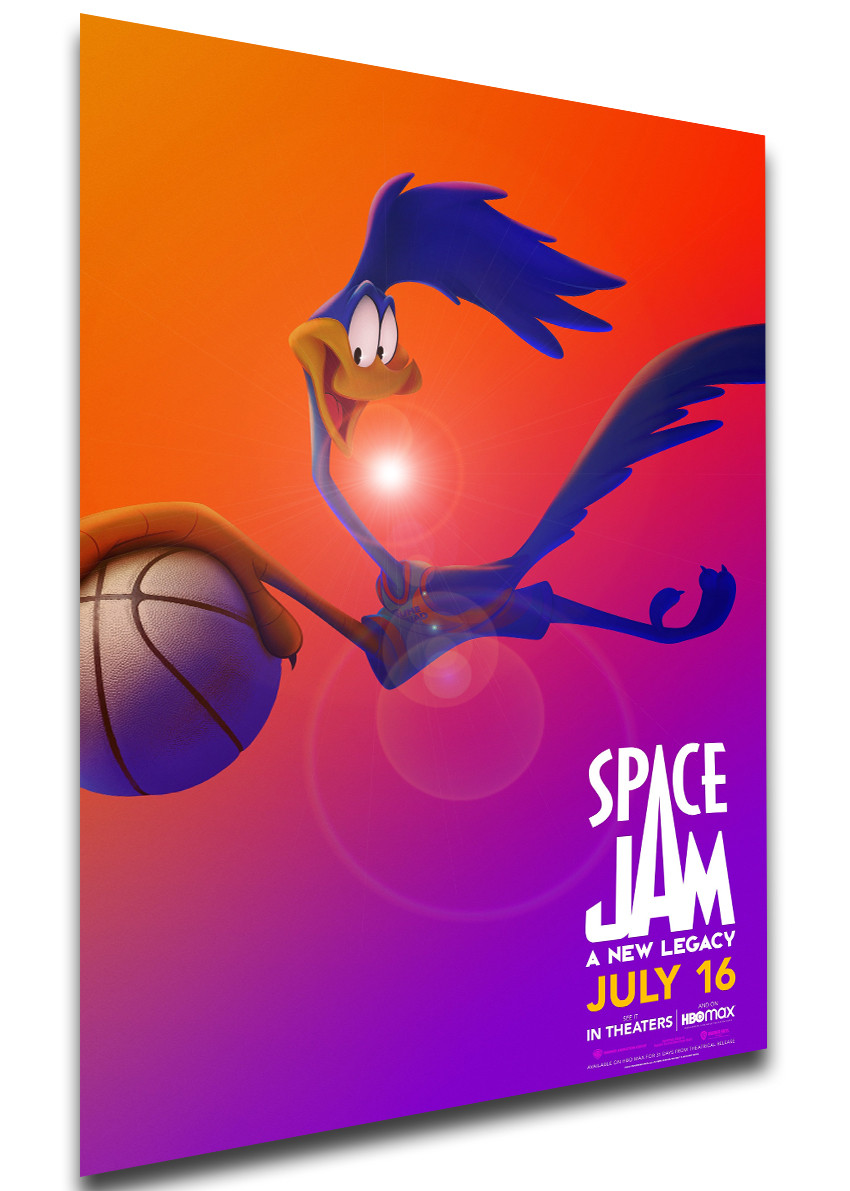 Poster Locandina - Space Jam A New Legacy - Road Runner - Propaganda World