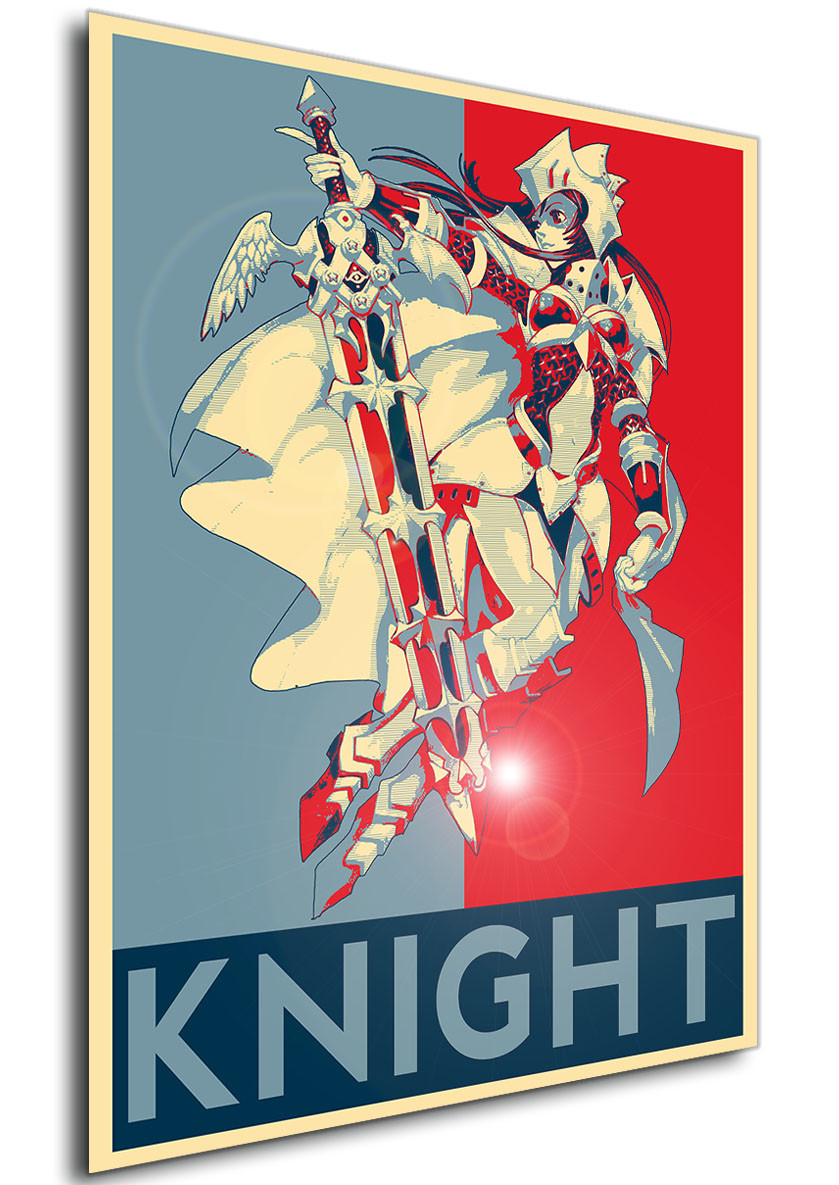 Poster - Propaganda - Flyff - Female Knight - Propaganda World