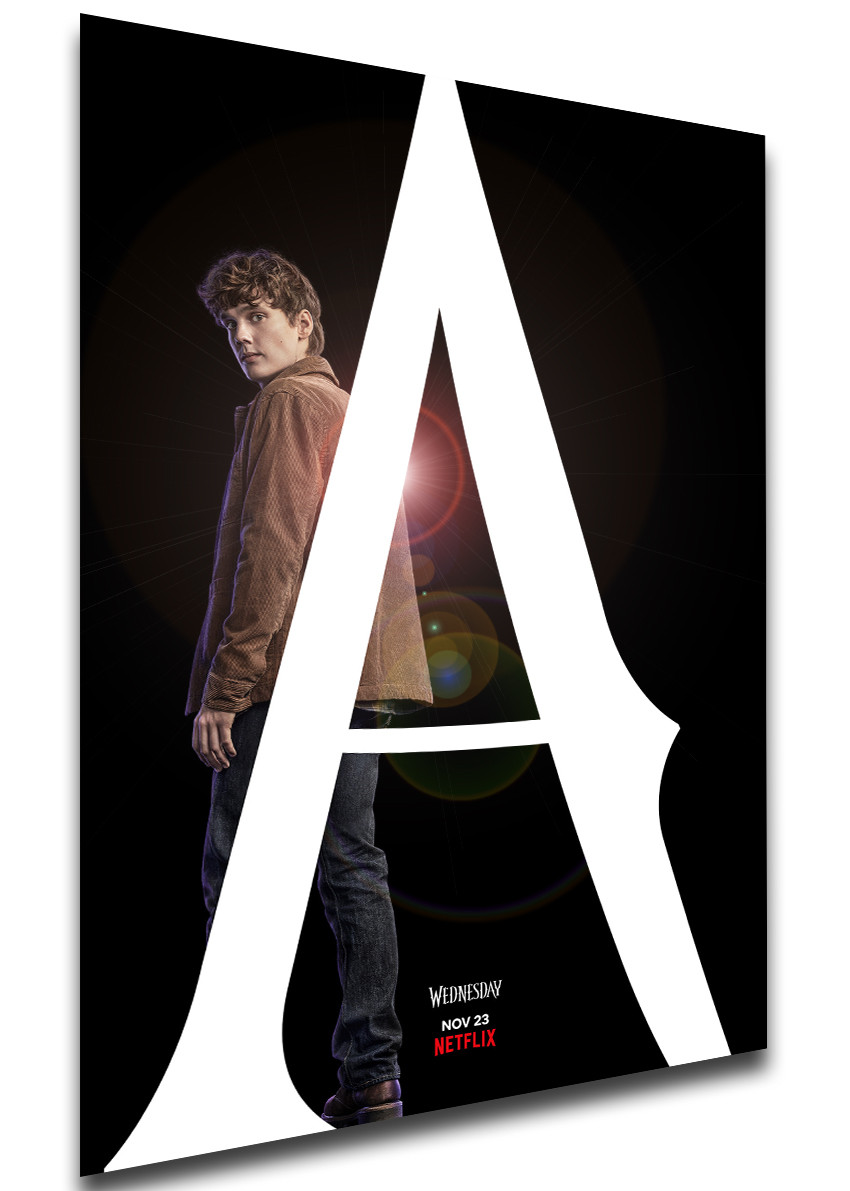 Poster Locandina Serie Tv - Wednesday - Tyler Galpin - PE0103 ...