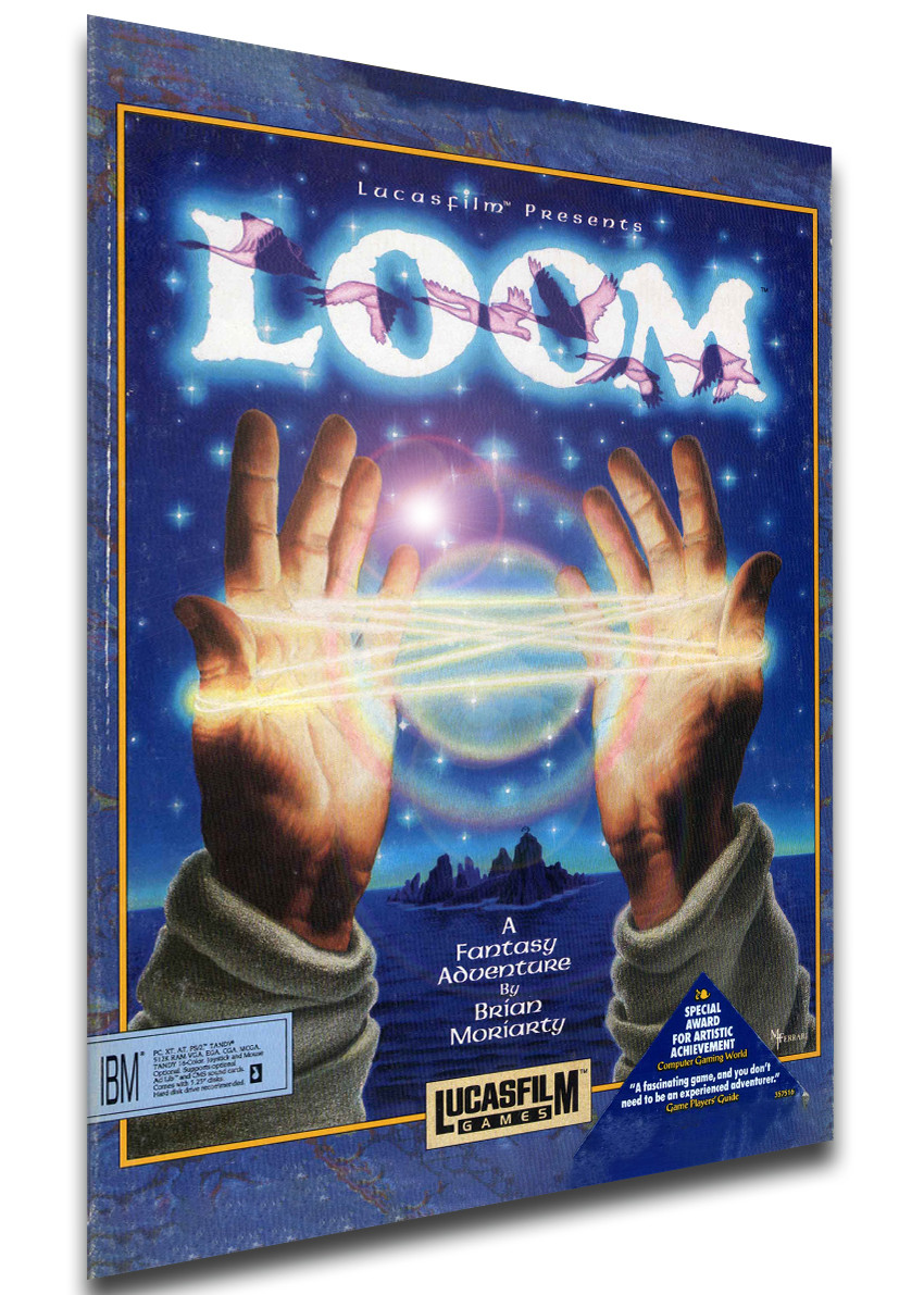 Poster Retrogame - IBM PC - Loom - Propaganda World