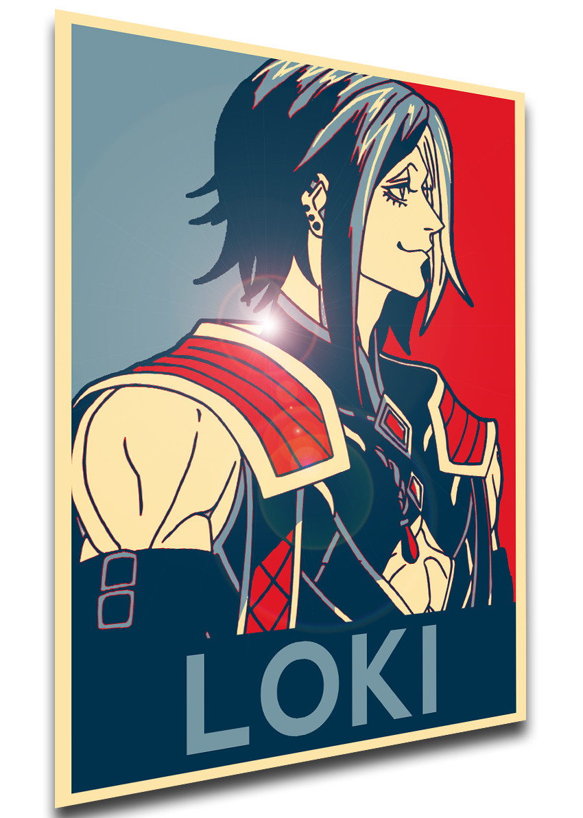 Poster Propaganda - Record of Ragnarok - Loki - SA1061 - Propaganda World