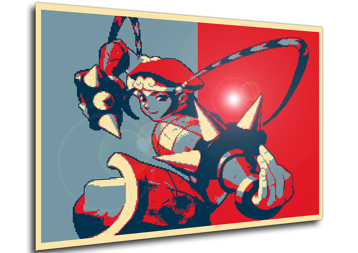 Poster - Propaganda - Pixel Art Full - Warzard - Leo - Propaganda World