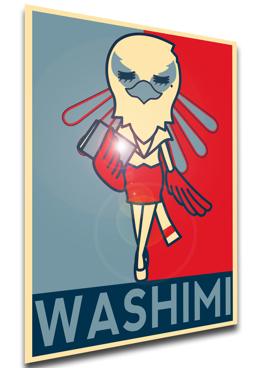 Poster Propaganda - Aggretsuko - Ms Washimi - LL3363 - Propaganda World