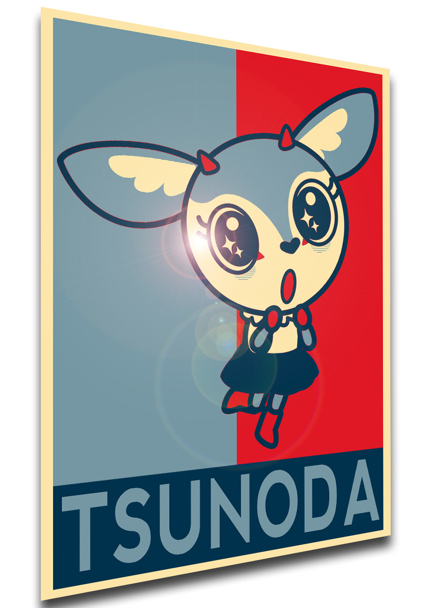 Poster Propaganda - Aggretsuko - Tsunoda - LL3367 - Propaganda World