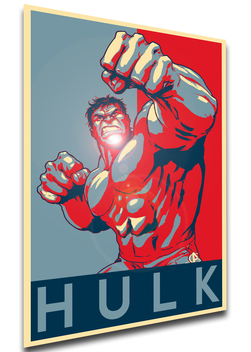 Poster Propaganda - Avengers - Hulk - Propaganda World