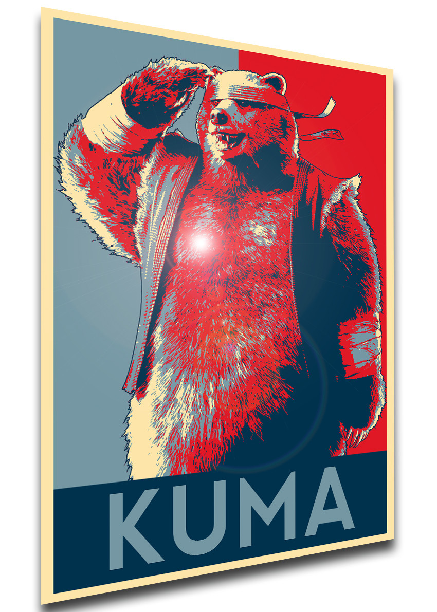 Poster Propaganda - Tekken 8 - Kuma - LL3560 - Propaganda World