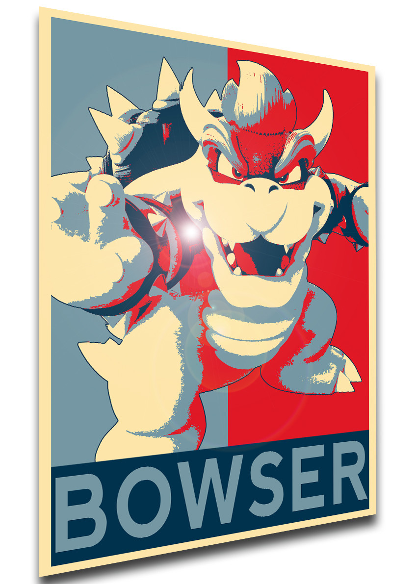 Poster Propaganda - Super Mario RPG - Bowser - LL3759 - Propaganda World