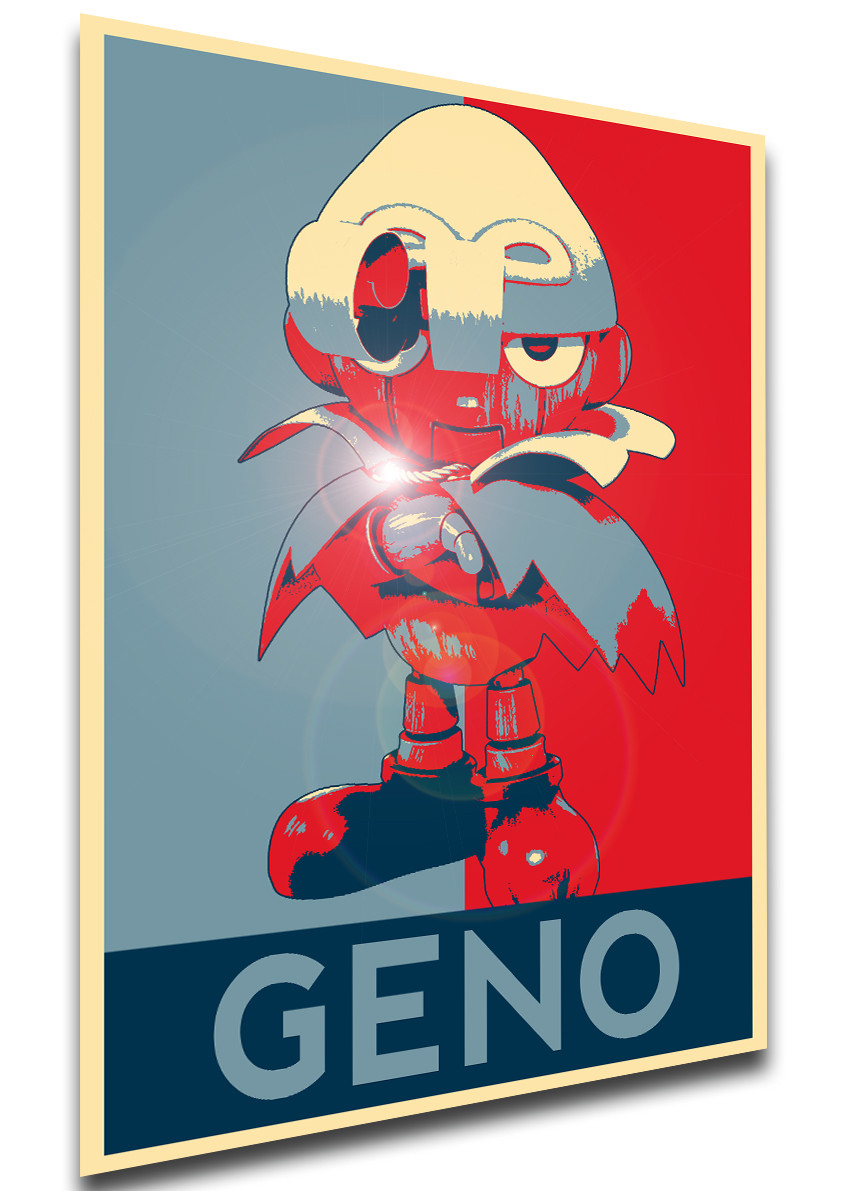Poster Propaganda - Super Mario RPG - Geno - LL3758 - Propaganda World