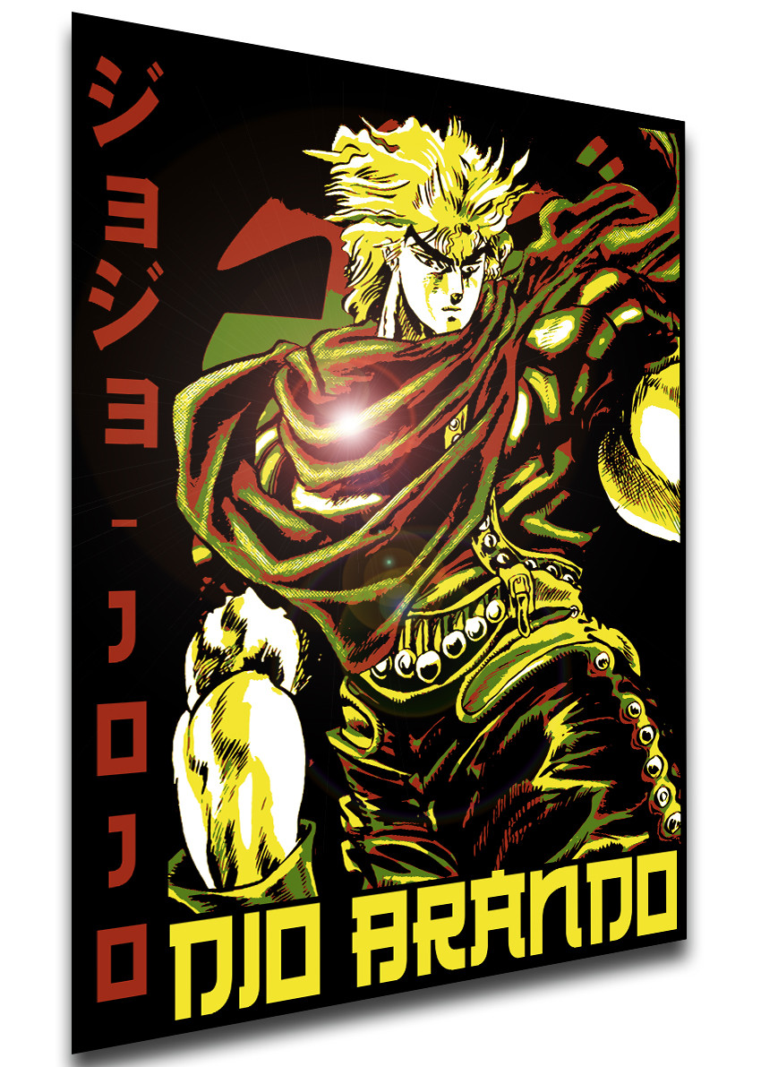Poster Japanese Style - Jojo's Bizarre Adventures - Dio Brando Variant ...