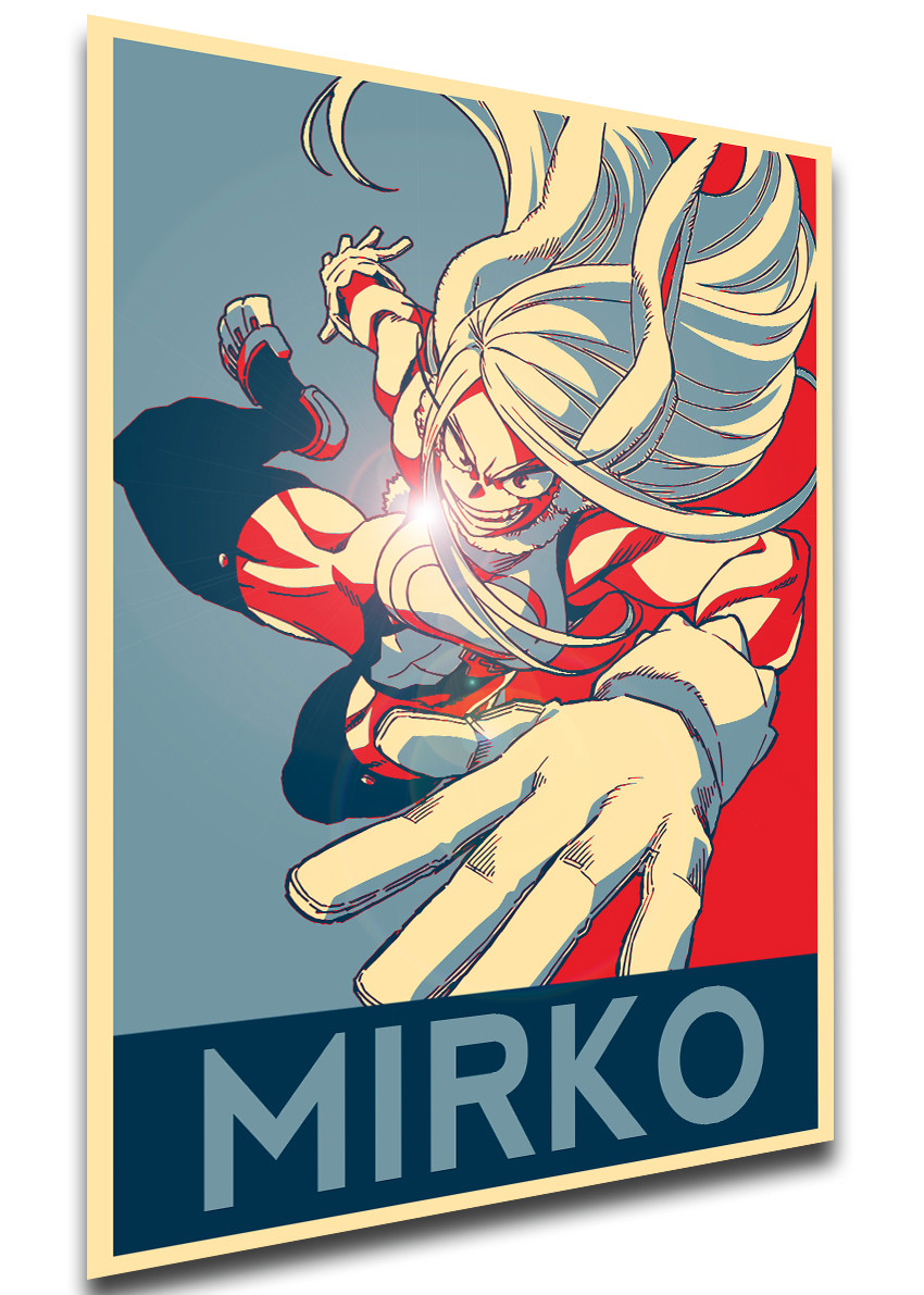 Poster Propaganda - My Hero Academia - Mirko LL4061 - Propaganda World