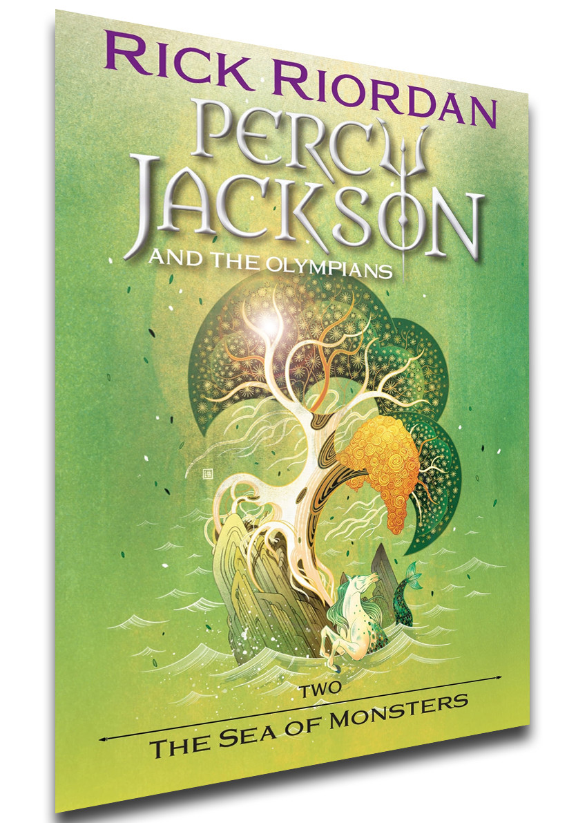 Poster SA1512 Book Cover Art - percy jackson and the olympians 02 the ...
