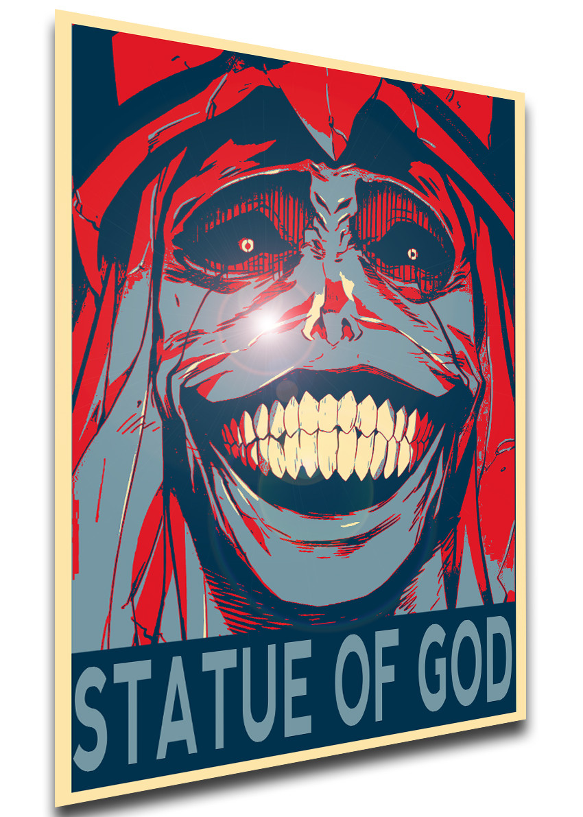 Poster Propaganda - Solo leveling - Statue of God - Smile FA0295 ...