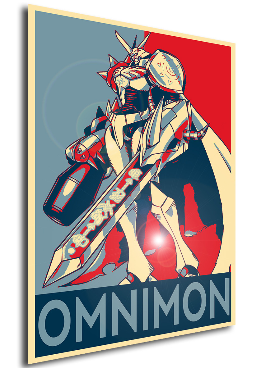 Poster - Propaganda - Digimon - Omnimon - Propaganda World