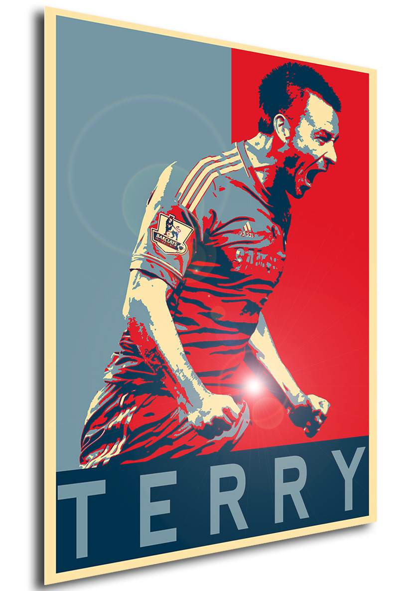 Poster Propaganda Football John Terry - Propaganda World