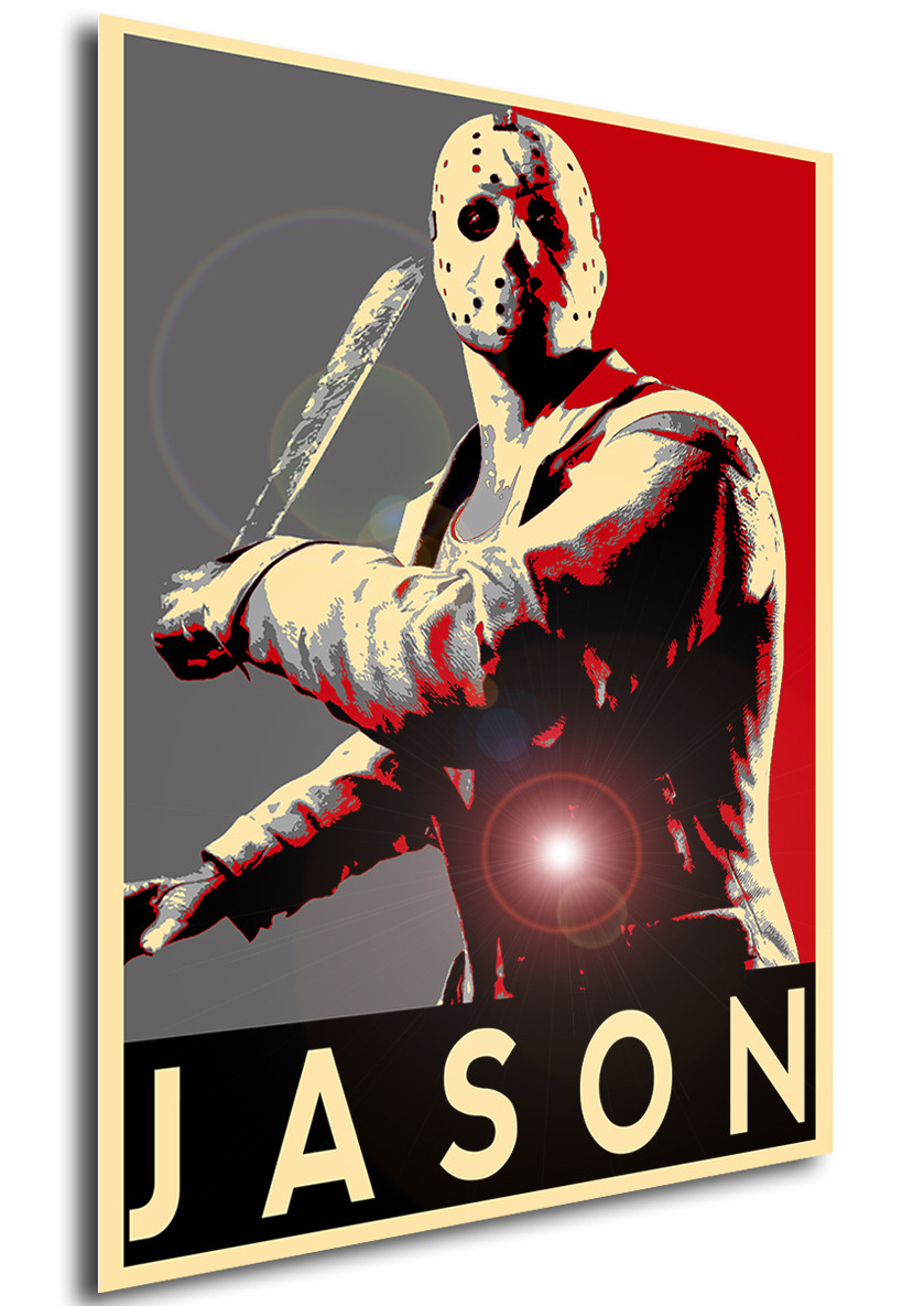 Poster Propaganda Horror Friday 13th Jason Voorhees - Propaganda World