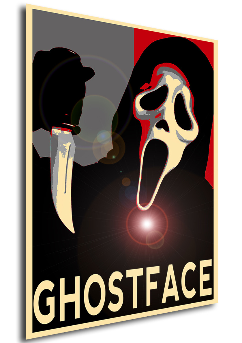 Poster Propaganda Horror Ghostface - Propaganda World