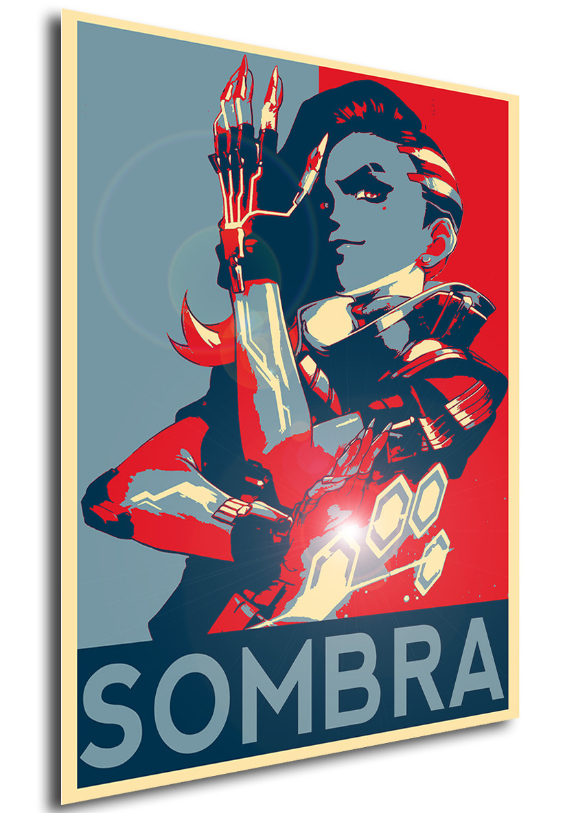 Poster Propaganda Overwatch Sombra 2 - Propaganda World