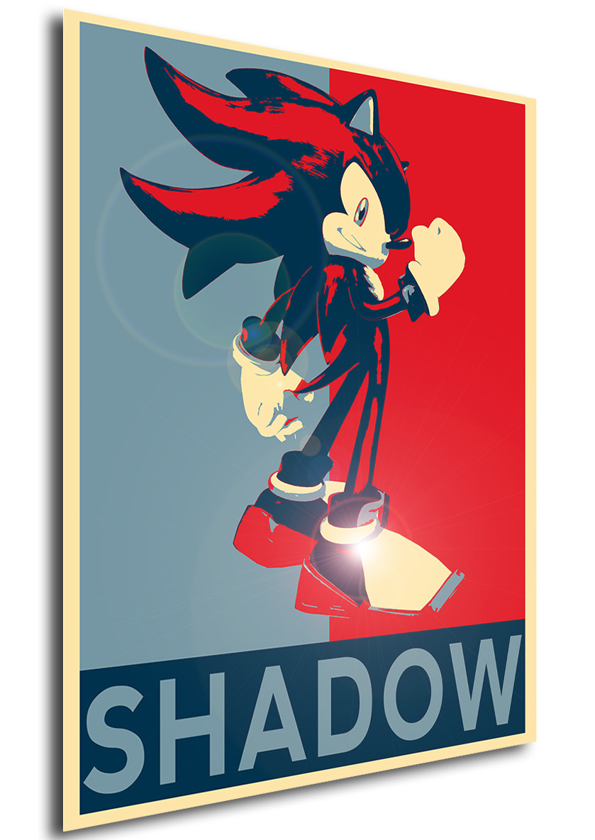 Poster Propaganda Sonic Shadow - Propaganda World