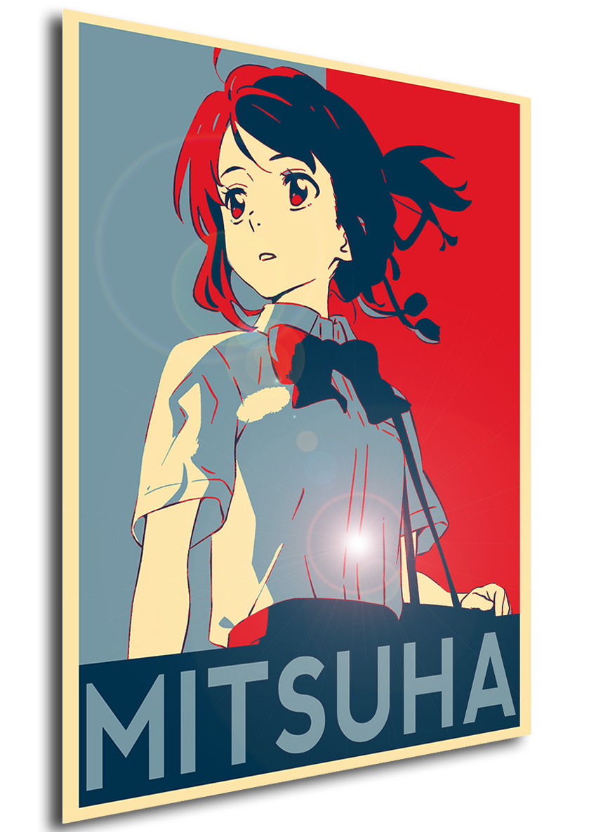 Poster Propaganda Your Name Mitsuha - Propaganda World