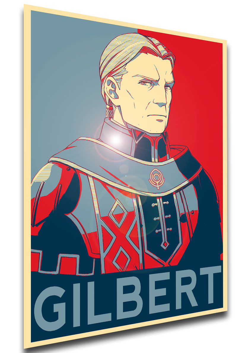 Poster - Propaganda - Fire Emblem Three Houses - Gilbert - Propaganda World