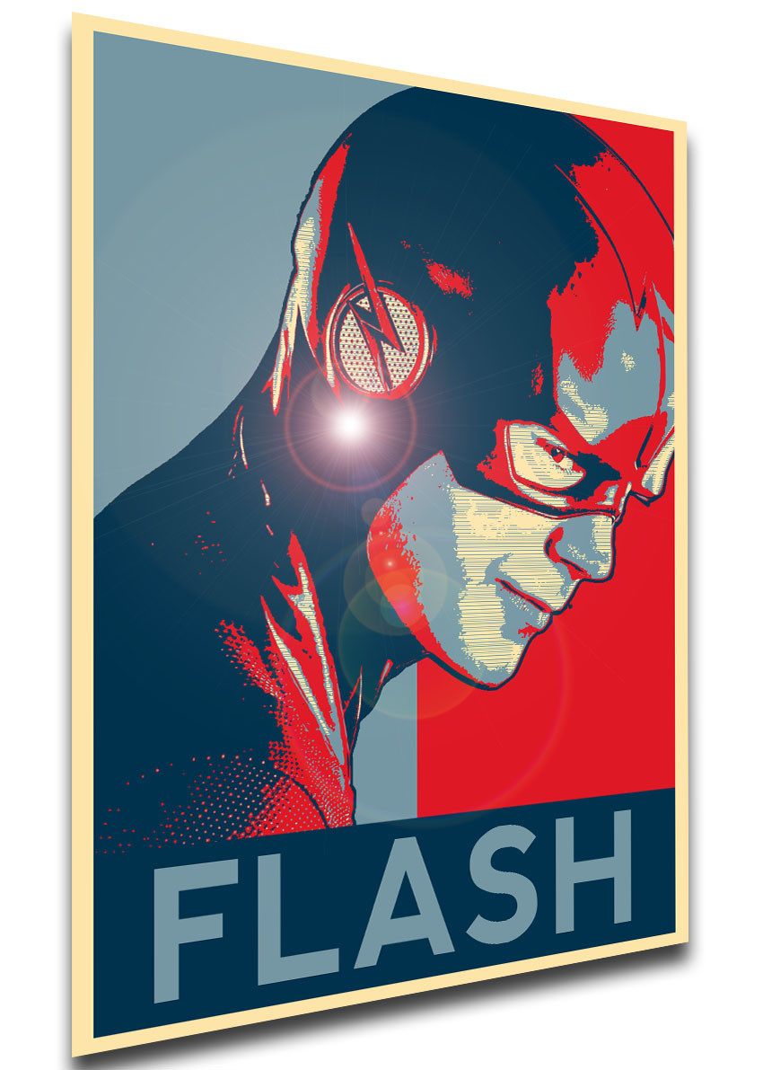 Poster - Propaganda - MA0049 - The Flash - Flash Barry Allen ...