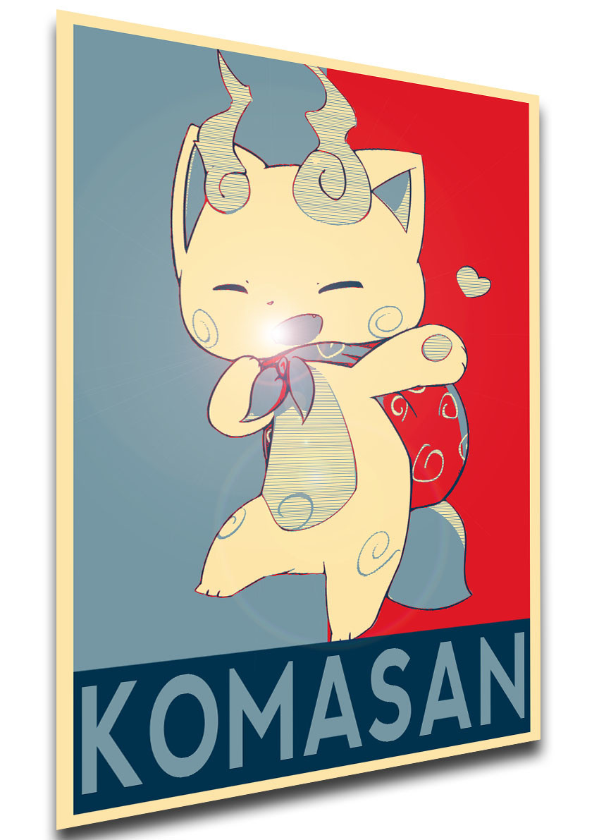 Poster - Propaganda - MA0089 - Yokai Watch - Komasan variant ...