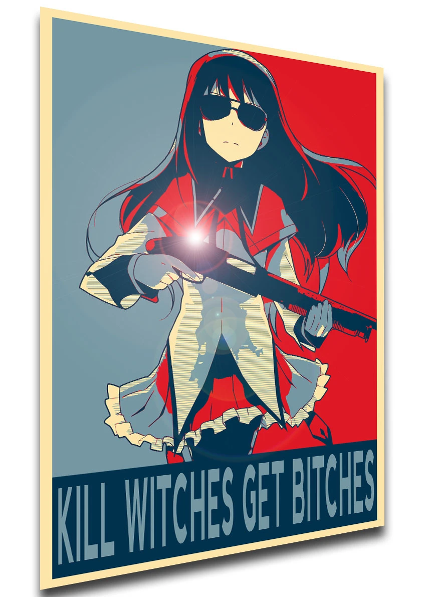 Poster - Propaganda - MA0101 - Puella Magi Madoka Magica - Homura Meme ...