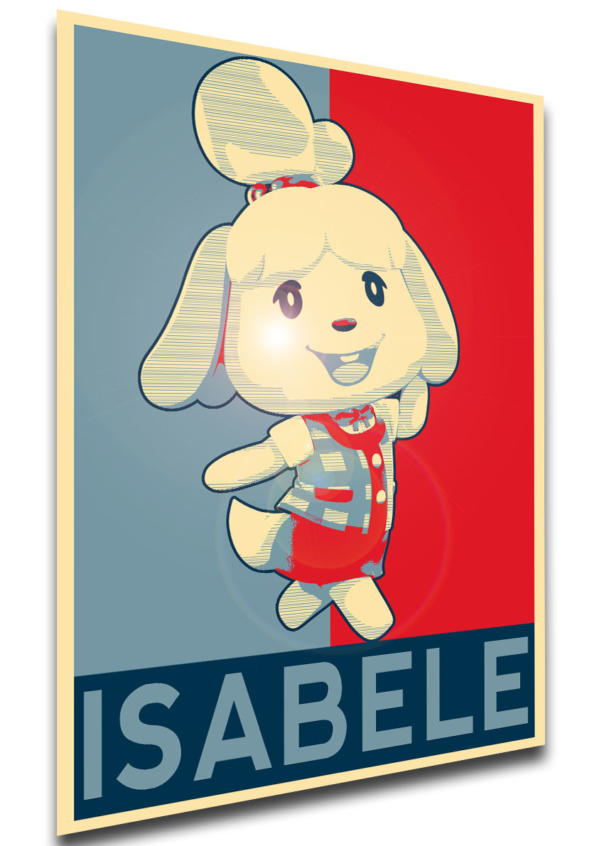 Poster - Propaganda - MA0155 - Smash Bros - Isabelle variant ...