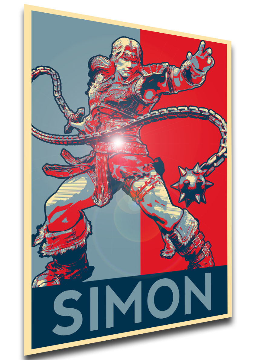 Poster - Propaganda - MA0162 - Smash Bros - Simon - Propaganda World