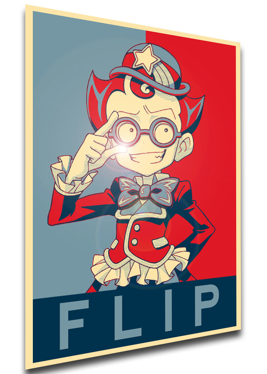 Poster Propaganda Yu Gi Oh Flip Turner Propaganda World