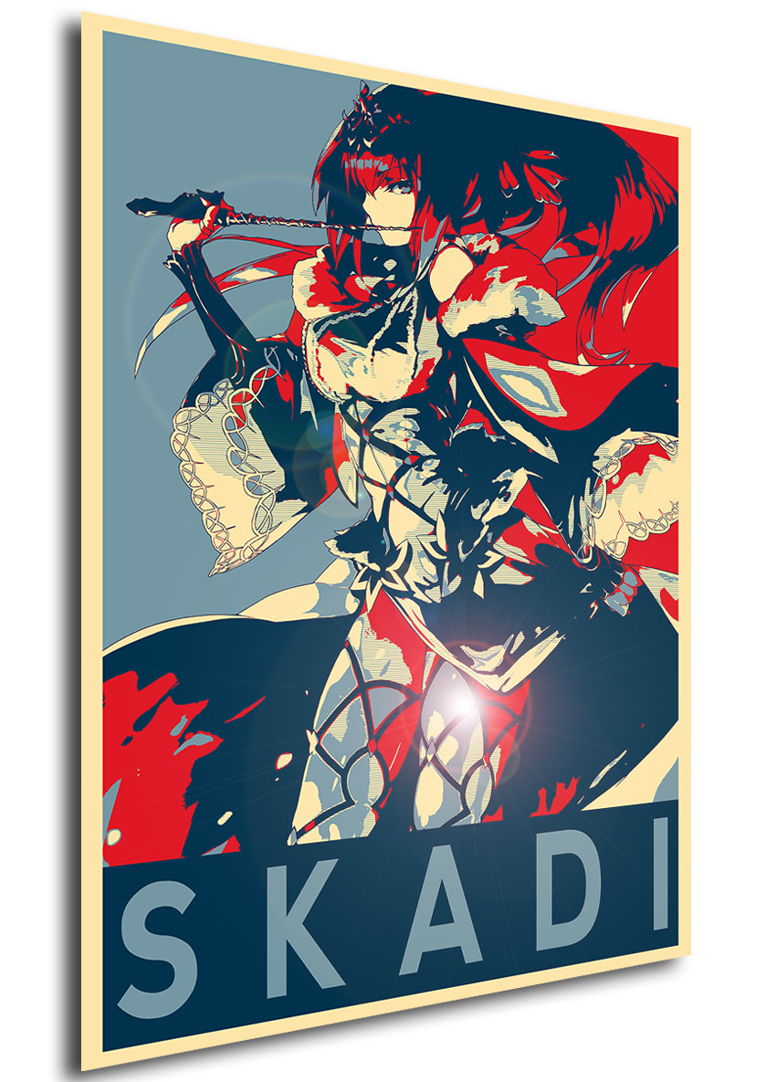 Poster - Propaganda - Fate Grand Order - Scathach Skadi Caster ...