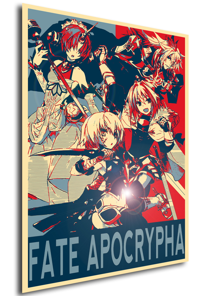 Poster Propaganda Fate Apocrypha Black Faction - Propaganda World
