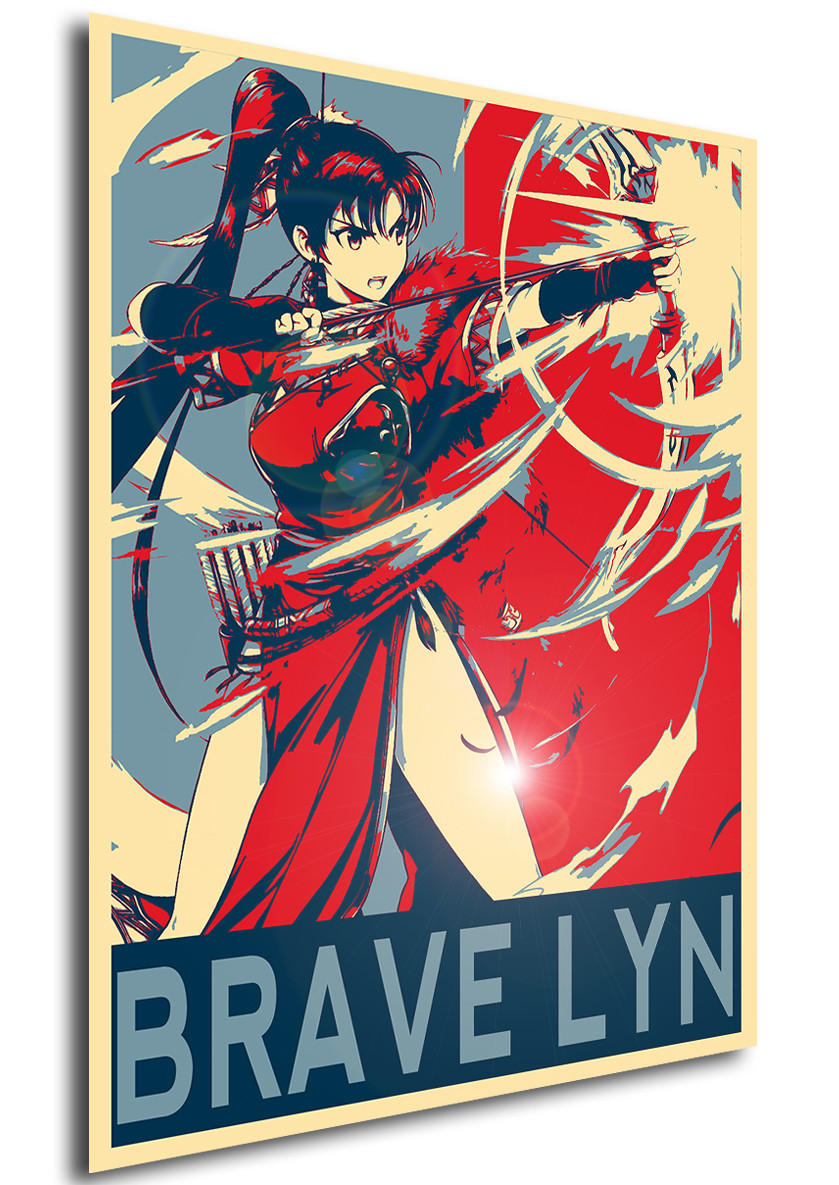 Poster Propaganda Fire Emblem Heroes Brave Lyn - Propaganda World