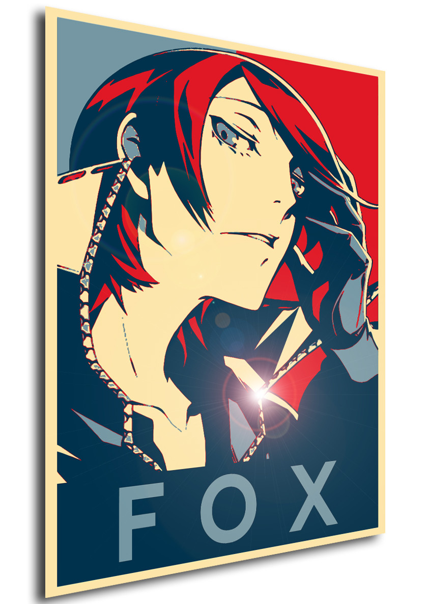 Poster Propaganda Persona 5 Fox - Propaganda World