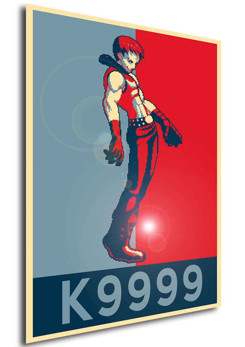 Poster - Propaganda - Pixel Art - King of Fighters - K9999 - Propaganda ...