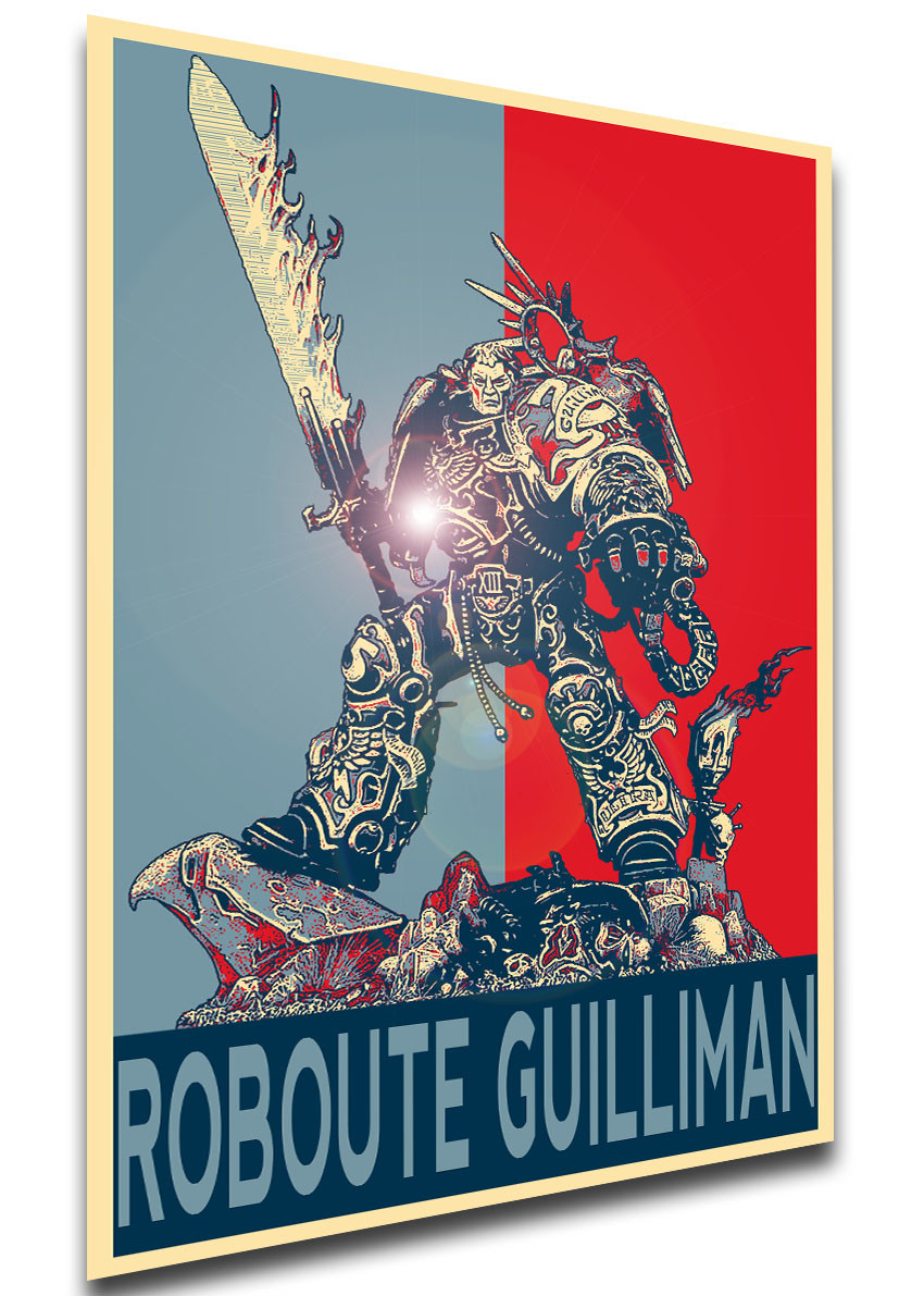 Poster - Propaganda - Warhammer - Primarch - Ultramarines Roboute ...