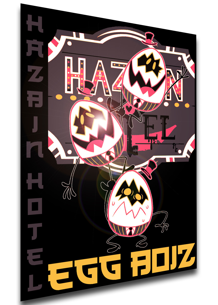 Poster Japanese Style - Hazbin Hotel - Egg Boiz - SA1239 - Propaganda World