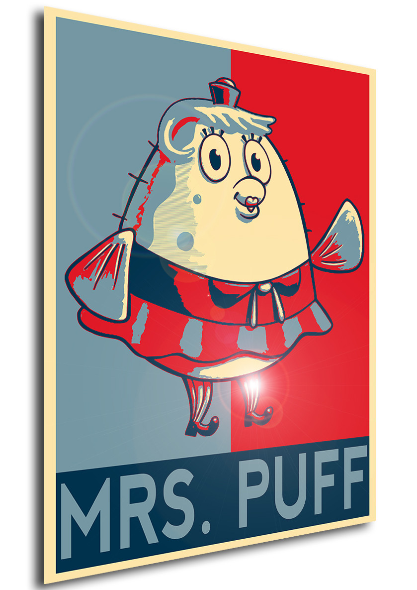 Poster - Propaganda - Spongebob - Mrs Puff - Propaganda World