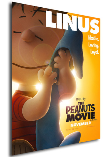 Poster - Locandina - The Peanuts Movie - Linus - Propaganda World