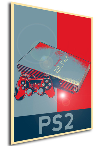 Poster - Propaganda - Console Vintage - Ps2 - Propaganda World