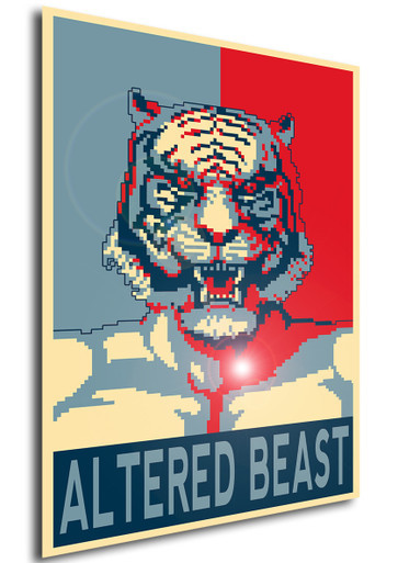 Poster - Propaganda - Pixel Art - Altered Beast D - Propaganda World