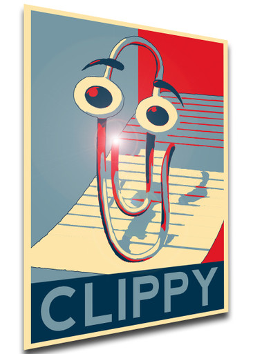 Poster Propaganda - Meme - Clippy - LL1283 - Propaganda World