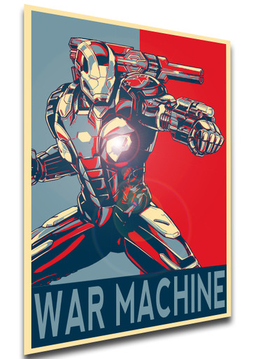 Poster Propaganda - Avengers - War Machine - Propaganda World