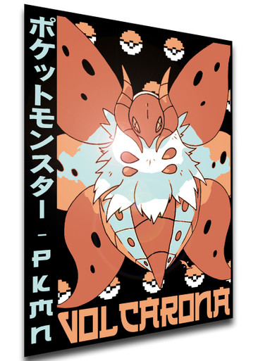 Poster Japanese Style - Pocket Monsters - Volcarona - LL3727 ...