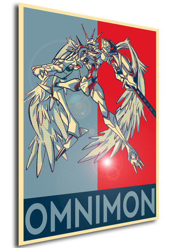 Poster - Propaganda - Digimon - Omnimon Variant - Propaganda World