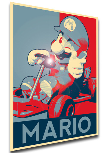 Poster - Propaganda - Mario Kart Tour - Mario - Propaganda World