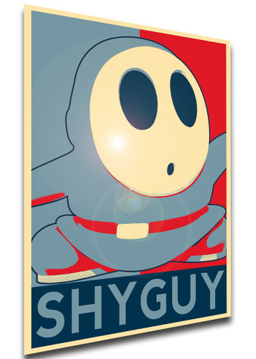 Poster - Propaganda - Super Mario - Shyguy - Propaganda World